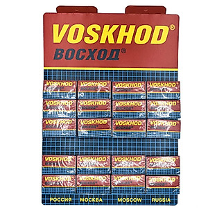 Voskhod, 100 Double Edge Safety Razor Blades, 100 Count