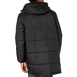 PUMA Men's Bench Jacket, Black/White, S