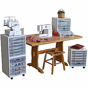 Art Bin Super Satchel Cube - Empty-15.5'x16.75'x15.625' White Fob: Mi