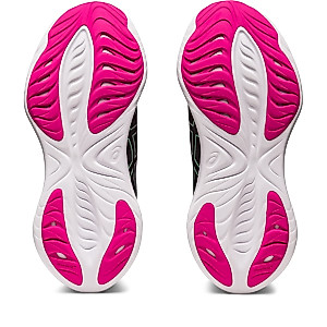 ASICS Women's GEL-CUMULUS 25 Running Shoes, 7, BLACK/PINK RAVE