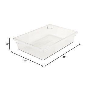 Rubbermaid Food Storage Container, 8-1/2 Gallon (FG330800CLR)