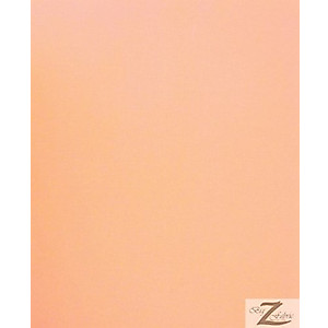 SOLID POLY COTTON FABRIC - Peach - SOLD BTY POLYCOTTON 58"/60" WIDTH (P226)