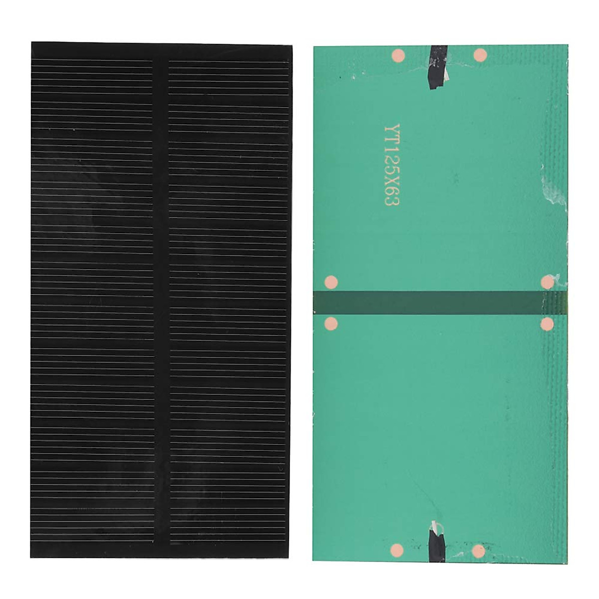 DEWIN 1W 6V Solar Panel, DIY Safety Solar Power Charging Panel Monocrystalline Silicon