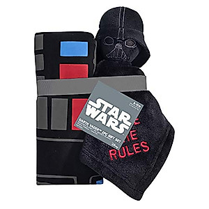 Lambs & Ivy Star Wars Darth Vader Wearable Blanket & Lovey Baby Gift Set - 2pc