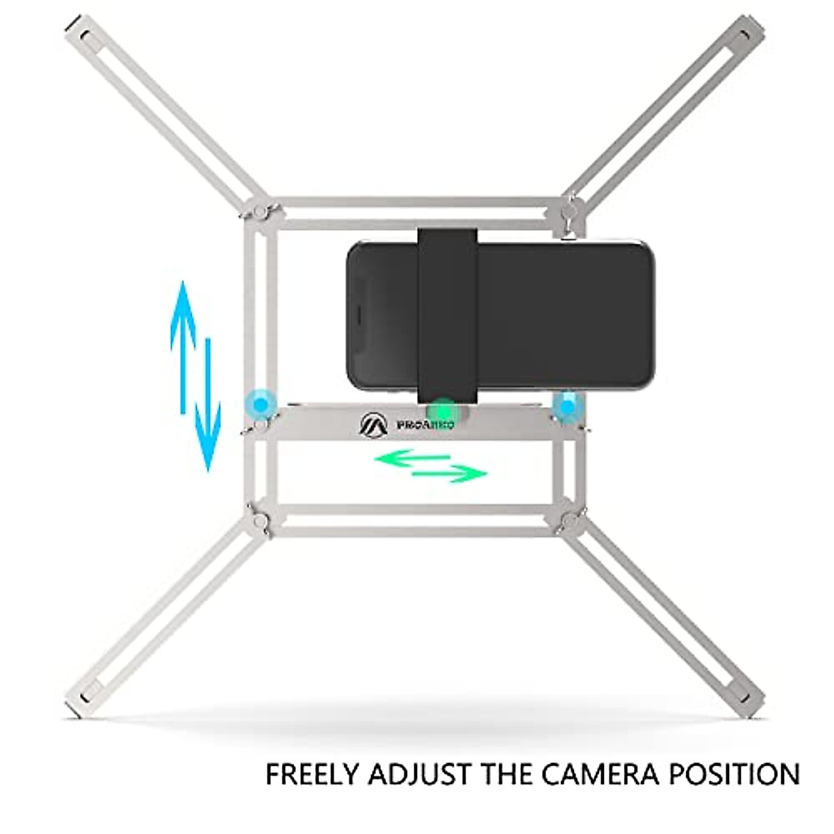 Phone Fence Mount for iPhone, Phones, GoPro, Chain Link Fence Mount for Recording Baseball/Softball/Tennis(Mini)