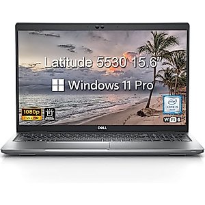 Dell 2023 Latitude 5000 5530 Business Laptop Computer, 15.6" FHD, 12th Gen Intel 10 Cores i5-1235U, 32GB DDR4 RAM, 1TB PCIe SSD, WiFi 6, Bluetooth 5.2, Backlit Keyboard, Gray, Windows 11 Pro