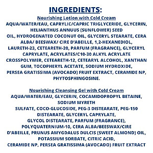 Mustela Baby Dry Skin Bath Time Gift Set - Baby Skin Care Essentials - with Natural Avocado & Cold Cream - 2 Items Set