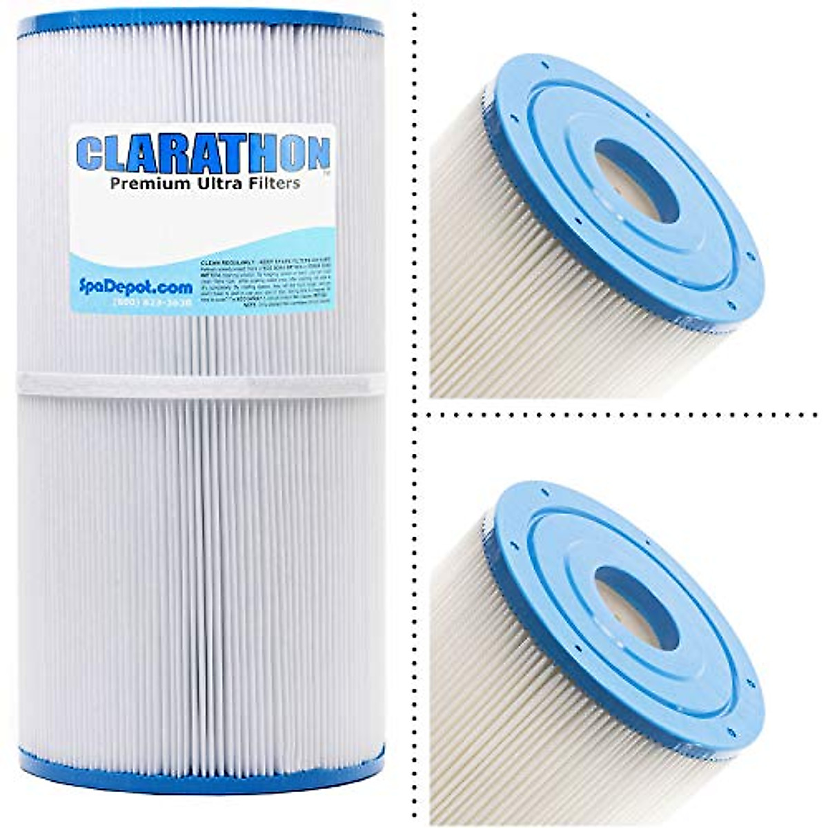 Clarathon Spa Filter for Limelight Hot Tub, 2018+ Pulse, Flash, Flair, Prism, Beam - 78161