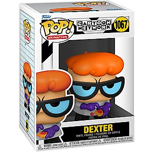 Visit the Funko Store Funko Pop Bundle - 1 Dexter's Lab: Dexter with Remote Vinyl Figure with PET Plastic Box Protecter