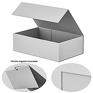 HavrePac 6 Pack Large Gift Boxes 13.8x9x4.3 Inches Luxury Gift Boxes with Lids,Magnetic Closure Gift Box for Present Packaging Box for Mother's Day, Birthdays, Party,Weddings