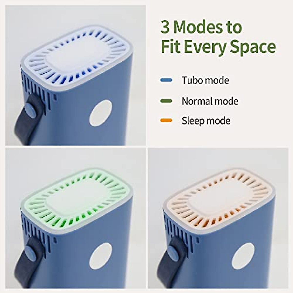 Multipurpose Deodorizer │Air Ionizer with Negative Ion to Remove Odors in Refrigerator, Shoe Closet, Bathroom, Wardrobe, Car, and Pet Litters │ Portable Air Purifier and Cleaner (Blue)