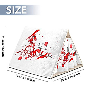 Y-DSIWX Guinea Pig House Bed, Rabbit Large Hideout, Small Animals Nest Hamster Cage Habitats Skull