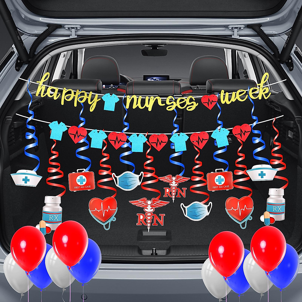 Easter Banner, Burlap Happy Easter Egg Garland, Mantle Decorations for Fireplace, Easter Bunny Hanging Bunting Garland for Easter Decorations Home Party Decor Favors Photo Props - White