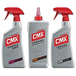 Mothers CMX Ceramic Spray PREP + 3 in 1 Polish + Coating Bundle