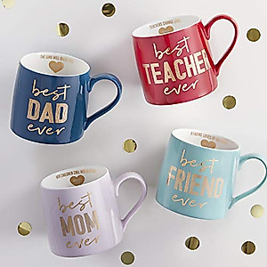 Creative Brands Faithworks-Slant Ceramic Coffee Mug/Cup, 20-Ounce, Best Friend Ever