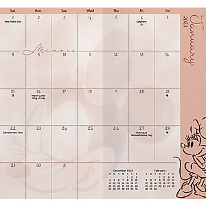 2023-2024 Disney Minnie Mouse Pocket Planner