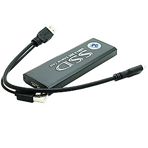 Sintech USB 3.0 24pin SSD External Case,Compatible for SSD from 2012 Year MacBook PRO Retina (Not Fit 12+16Pin Late 2013-2015 Year MacBook PRO SSD)