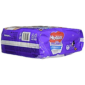 HUGGIES LITTLE MOVERS Diapers, Size 4 (22-37 lb.), 24 Ct., JUMBO PACK (Packaging May Vary), Baby Diapers for Active Babies