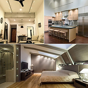 LUXRITE MR16 GU10 LED Bulbs Dimmable, 50W Halogen Equivalent, 4000K Cool White, 500 Lumens, 120V Spotlight LED Bulb GU10, Enclosed Fixture Rated, Perfect for Landscape or Home Lighting (6 Pack)