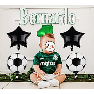 Soccer Balloons 11th Birthday Decoration for Boys, Soccer Birthday Party Supplies World Cup Soccer Party Decorations Foil Mylar Green 11 Soccer Sports Theme Party Supplies Favors Anniversary Decor