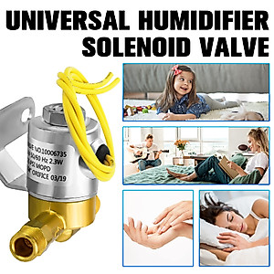4040 Solenoid Valve for Aprilaire Humidifier - Funmit 24 Volt Brass Humidifier Water Solenoid Valve Fit for 400 400M 500 500M 600 600M 558 550A 550 568 560 560A 700 700M 768 760A 760