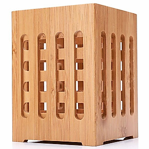 AMABEAgwsnh Kitchen Organization Square Hollow GridContainers Kitchen Utensil Storage Bucket Kitchen Storage Container Elegant Creative Gift Storage Box