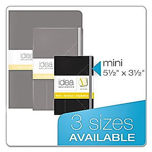 Oxford Idea Collective Mini Hardbound Journal, Black/Cream, 5.5 X3.5