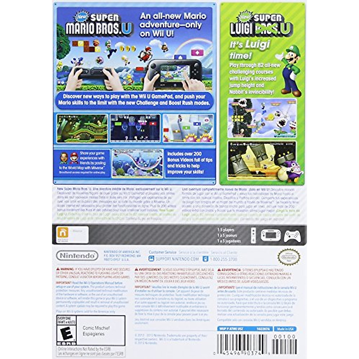 New Super Mario Bros. U + New Super Luigi U - Wii U