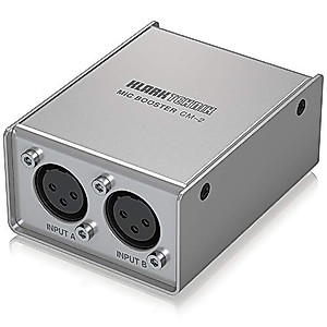 Klark Teknik MIC BOOSTER CM-2 2 Channel Dynamic Microphone Booster with Preamps