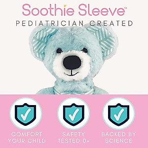 Soothie Sleeve, a Pediatrician Designed Plush, Uses a Parent's Scent to Soothe Baby or Child (Gift Box w/Board Book, Safety Tested for 0+), Bundle