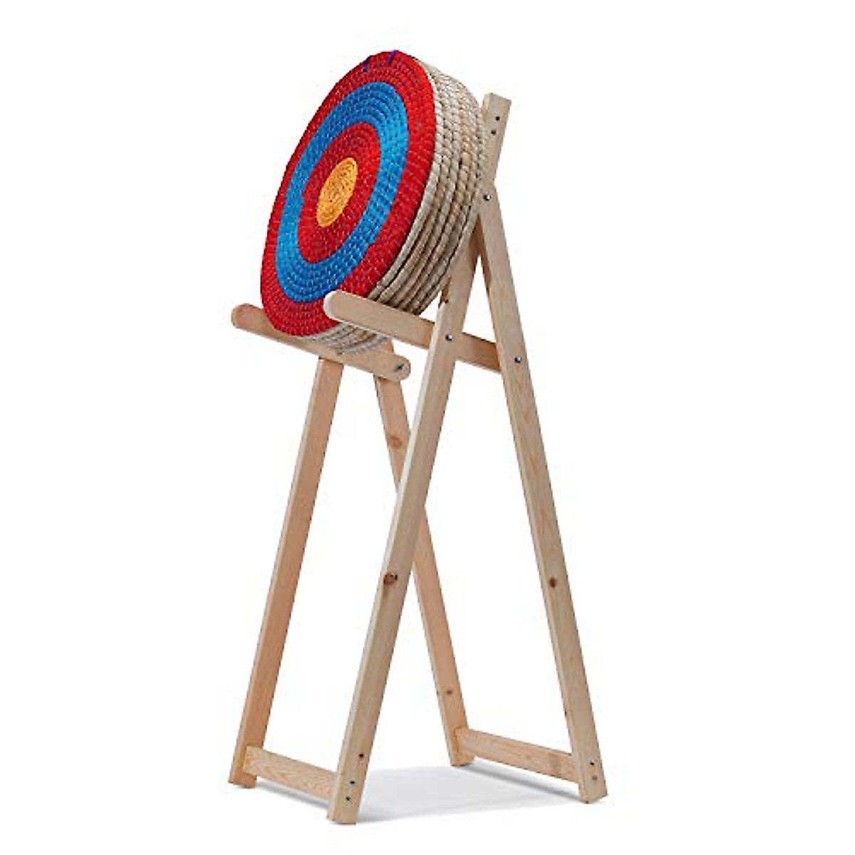 KAINOKAI Wooden Archery Target Stand for Point Bag Archery Target Straw Archery Target