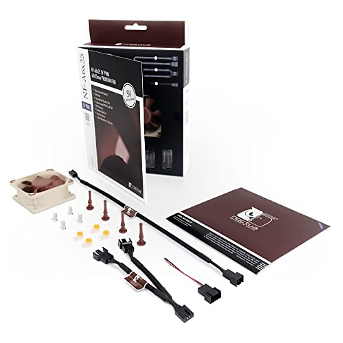 Noctua NF-A6x25 5V PWM, Premium Quiet Fan, 4-Pin, 5V Version (60mm, Brown)