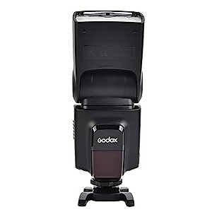 Godox Wireless 433MHz GN33 Camera Flash Speedlite with Built-in Receiver with RT Transmitter Compatible for Canon Nikon Sony Olympus Pentax Fuji DSLR Cameras with Diffuser + Filters + USB LED