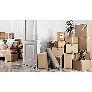 Door Stopper - 2 Pack 4 Inch Door Stop, Door Stops Kickstand, Door Stopper Hinge, Non-Slip Rubber, Metal Door Stopper, Door Holder, Door Stoppers