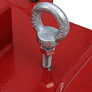 NIXFACE Forklift Trailer Hitch Attachment —2" Trailer Hitch Receiver for Dual Pallet Forks…