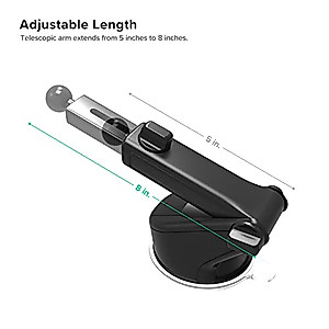 iOttie Auto Sense Qi Wireless Car Charger with Extra Mounting Base - Automatic Clamping Dashboard Phone Mount with Wireless Charging for Google Pixel, iPhone, Samsung Galaxy, Huawei, LG, Smartphones