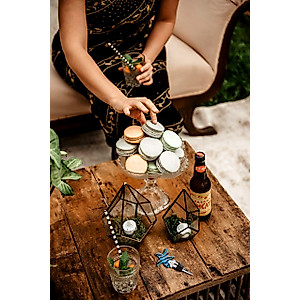 FASHIONCRAFT 6103 Murano Inspired Glass Collection Starfish Design Wine Bottle Stoppers, Beach Themed Favors, Pack of 1