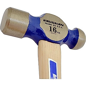 Vaughan TC016 16-Ounce Commercial Ball Pein Hammer,White