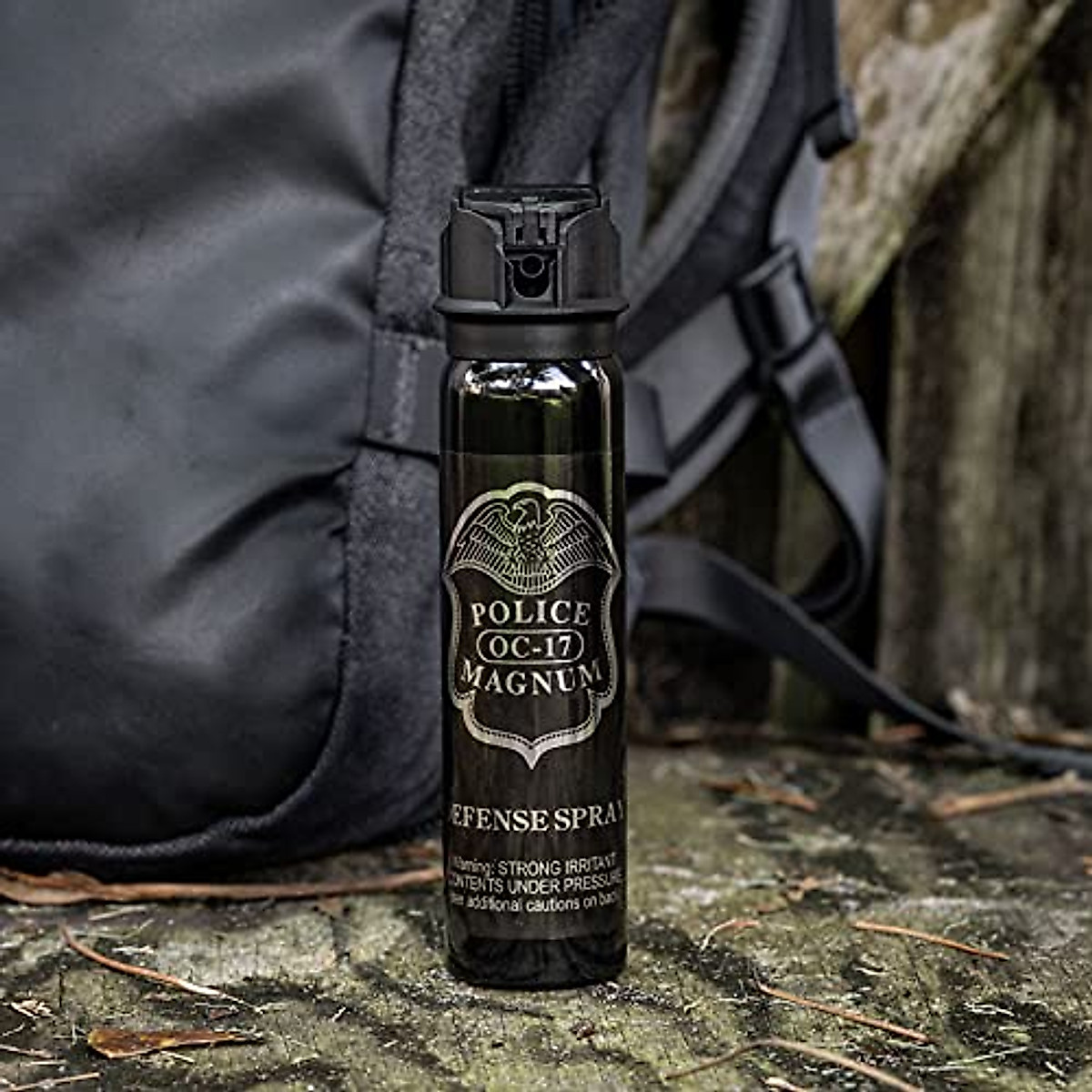 POLICE MAGNUM Pepper Spray Max Heat Self Defense- 5oz Flip Top (Fogger) Large