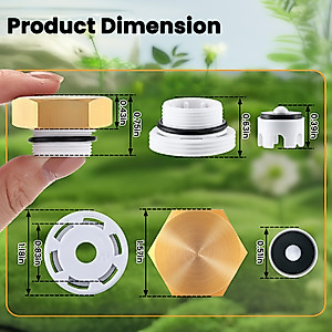 Ceoighe 2 Pack Anti Siphon Valve Repair Kit, Outdoor Frost Free Faucet, Vacuum Breaker Repair Kit Compatible with Legend LEG-108-903 T550 T550A, Frost Free Faucet Repair Kit for Outside Faucet Repair