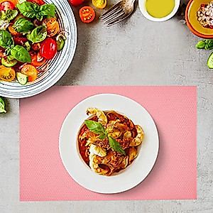 Elyum 12 Pcs Refrigerator Liners, Washable EVA Refrigerator Mats Fridge Shelf Liners Cuttable Fridge Mats Pads for Drawer Table Shelves Cabinet (4 Blue 4 Green 4 Pink, 17.7 x 11.4 Inch)