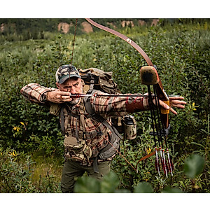 Alaska Classic HBS Bino Pack | Camo Binocular Harness Vest | Hunting Binoculars and Rangefinder Pouch (Mossy Oak Break-Up Country)