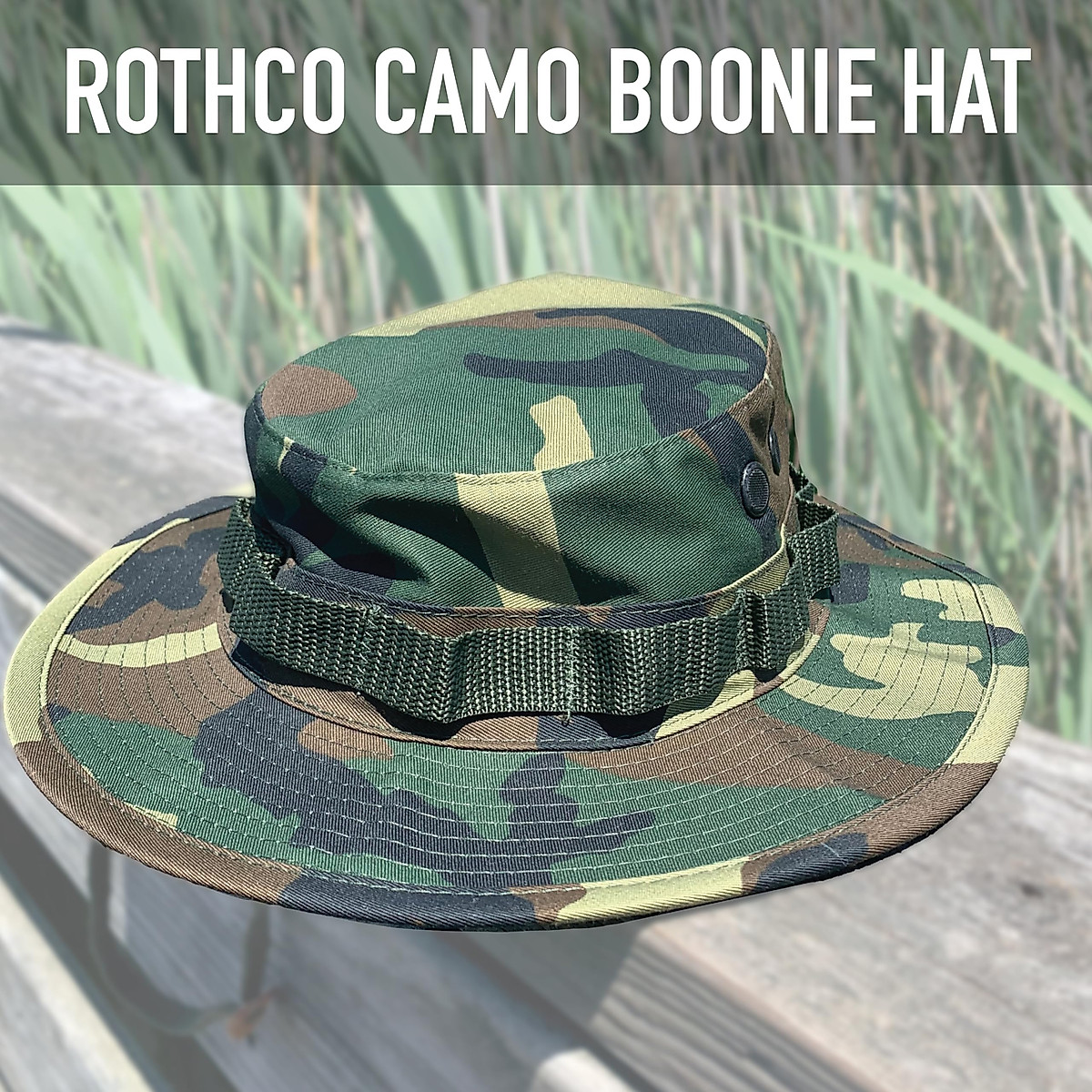 Rothco Camo Boonie Hat - Ultimate Sun Defense for Outdoor Adventures - Red Camo – 7