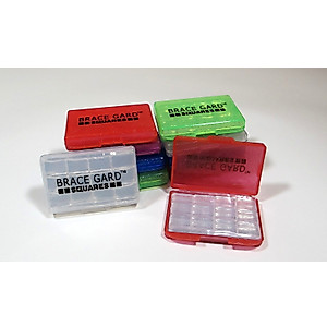 Brace Gard Squares - Dental Orthodontic Silicone Wax for Braces - Pack of 10