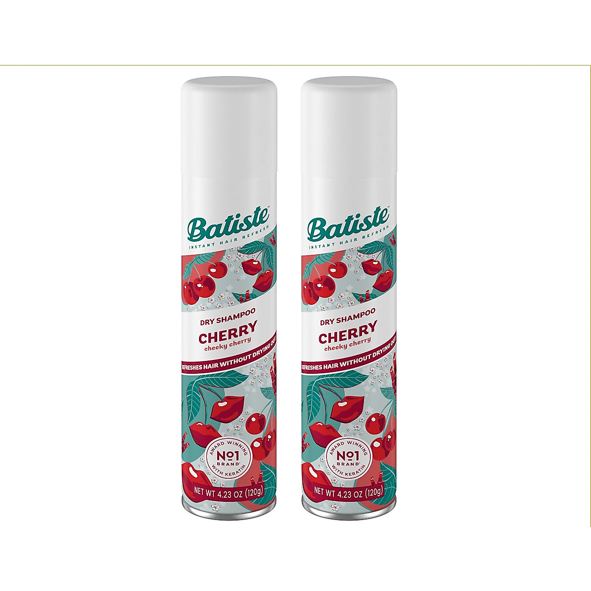 Batiste Shampoo Dry Cherry 6.73 Ounce (200ml) (2 Pack)
