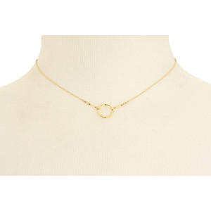 Dogeared Karma Necklace 16 inch Gold Dipped One Size