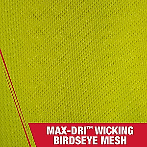 Radians unisex adult St11 Industrial Safety Shirt Short Sleeve, Safety Green, X-Large US