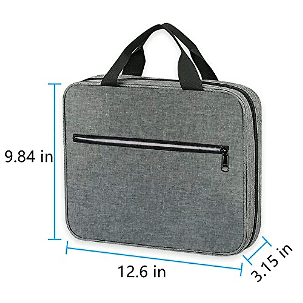 Portable Large Size Bible Cover for Women Bible Cover for Men Bible Bag and Totes Travel Tablet File Dust Bag for Woman,Man Grey (Bag-1)