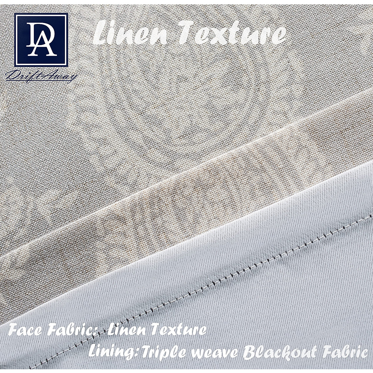 DriftAway Cathy Valance Linen Textured 2 Layers Farmhouse and Modern Rustic Linen Curtains Blackout Valance for Kitchen Living Room Paisley Block Print Single 52 Inch by 14 Inch Plus 2 Inch Gray