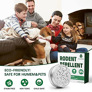 SUAVEC Rodent Repellent for Car Engines, Mouse Repellent for Cars, Rats Deterrent Under Hood, Rat Repellent for House, Peppermint Oil to Repel Mice and Rats, RV Mice Repellent, Mint Mice Away -2 Pack